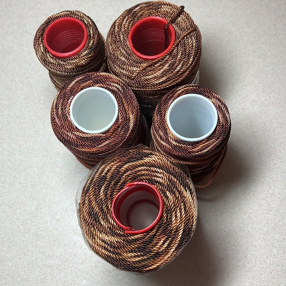 Hilos | Office | Nylon Variegated Crochet Thread Brown | Poshmark